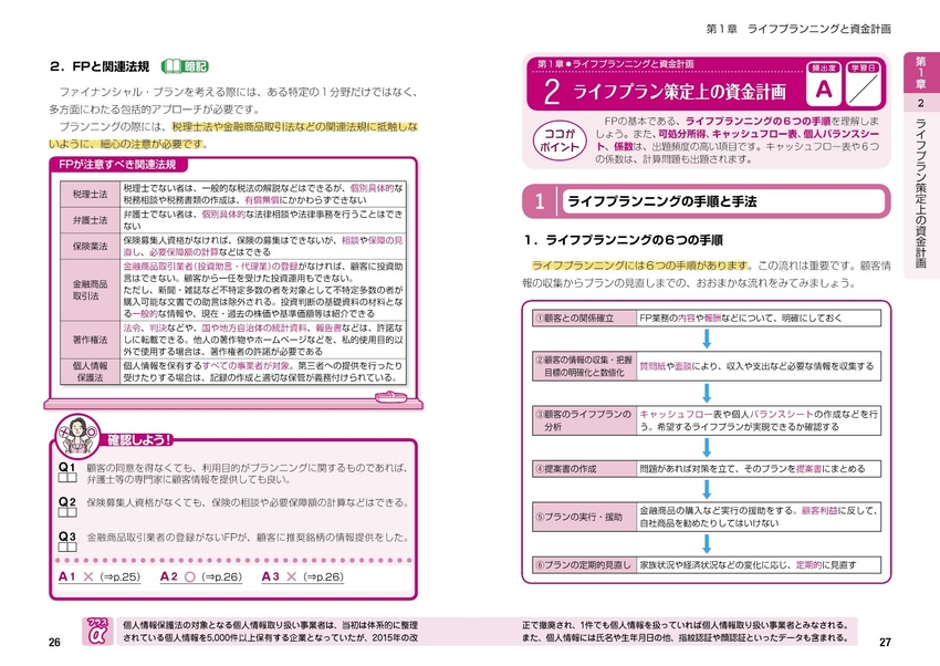 FP技能士2級･AFP最速合格ブック ’23→’24年版｜成美堂出版